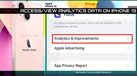 How To View Analytics Data On Iphone 13