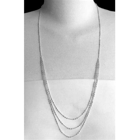 3 Strand Station Necklace Himalayan Gems