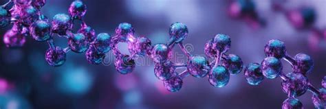 Detailed Abstract 3d Rendering Showing The Structure Of Botulinum Toxin