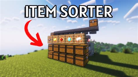 Minecraft Easy Automatic Sorting System 1 21 4 Tutorial Youtube