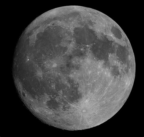 Almost Full Moon With C8 R Astrophotography