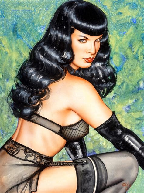 Raiders Of The Lost Tumblr — Bettie Page By Olivia De Berardinis 1998