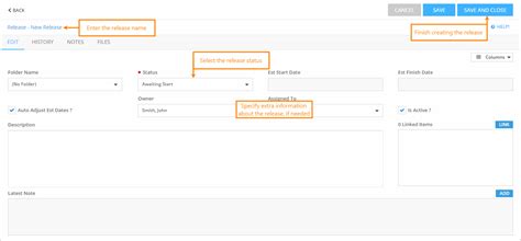3 Create A Release Qacomplete Documentation