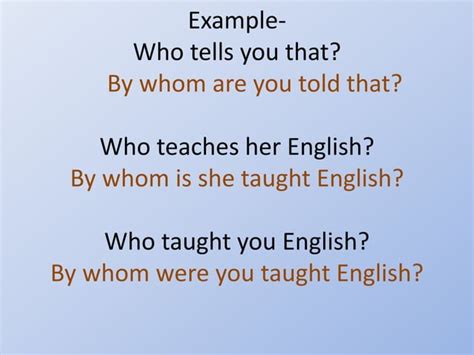 Active And Passive Voice Interrogative Sentence Pptx