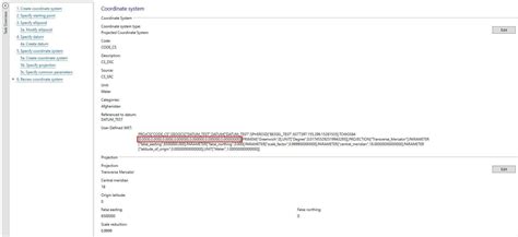 Creating Custom Coordinate System With Datum Parameters Towgs Civil 3d And Ldd Autocad Forums