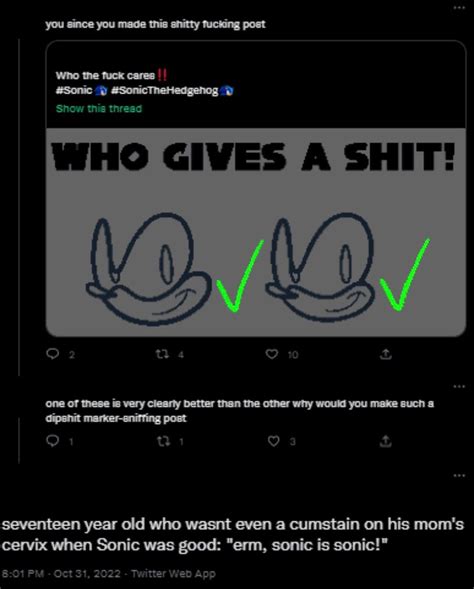 Aw Fuck Yeah The Real Classic Sonic Is Back No More Ugly Santiago Lets Go R