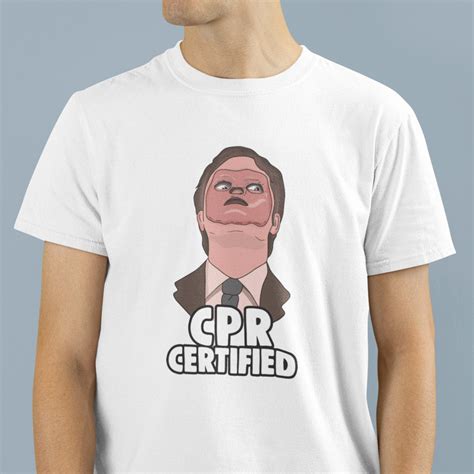 Cpr Certified Dwight Schrute The Office T Shirt Forucinema