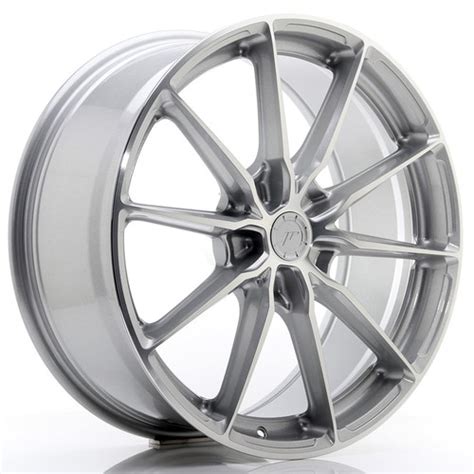 Un Cerchio Jr Wheels Jr37 20x85 Et25 5x112 Argento Lavorato