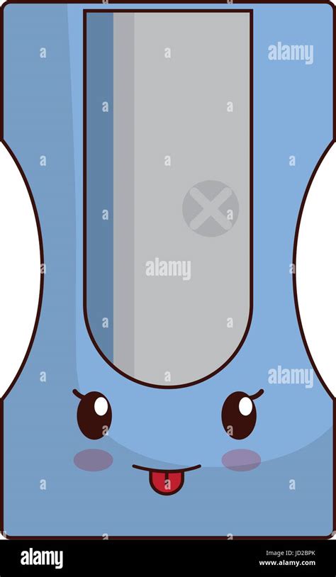 Kawaii Sharpener Icon Stock Vector Image And Art Alamy