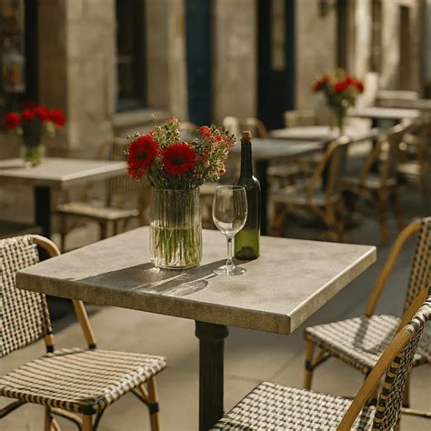 Werzalit Horeca Terras Tafelbladen Leisteen 70x70cm Super Seat