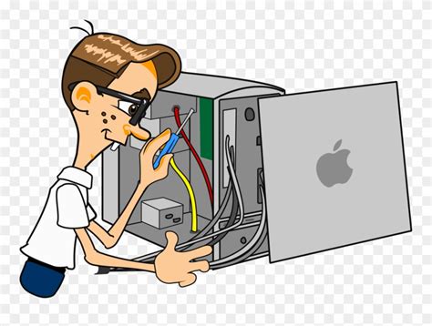 Tech Clipart Computer Hardware Servicing Computer Hardware Servicing Clipart Png Download