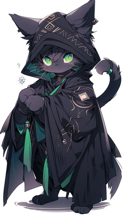 Hooded Cat Mage Qq133402468 R Furai