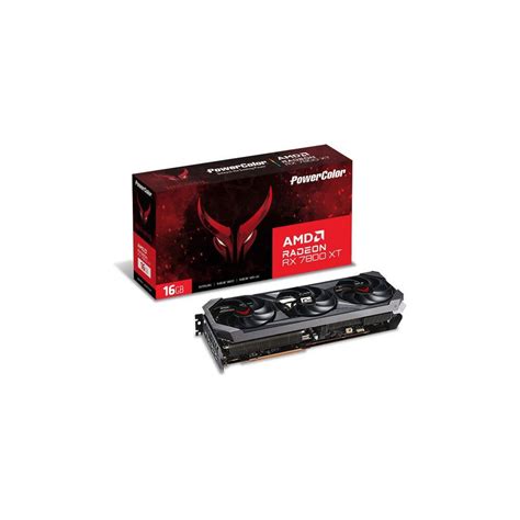 Gráfica PowerColor Radeon RX XT Red Devil OC GB GDDR