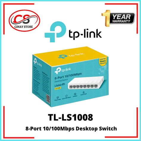 Jual Tp Link Ls1008 8 Port 10 100mbps Desktop Switch Unmanaged Tplink Shopee Indonesia