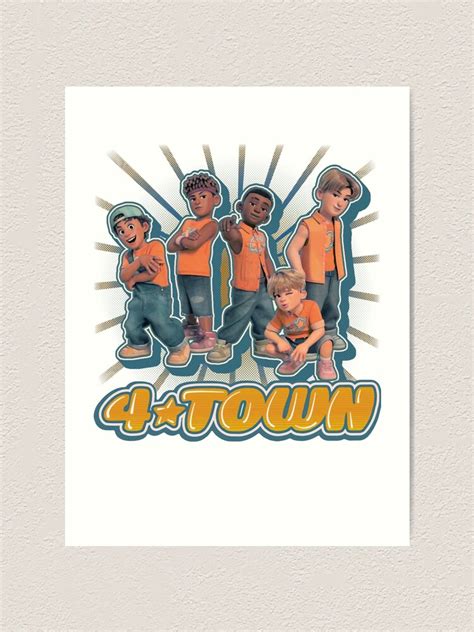 4town Turning Red Merch Essential T Art Print By Orkinbohaab9ji