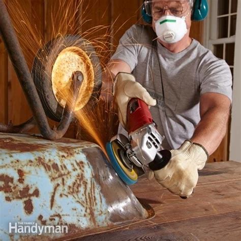 how to remove rust from metal diy