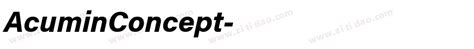 Acuminconcept免费下载和在线预览转换 字体岛