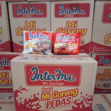 Jual Intermi Goreng Dan Pedas 1 Karton Isi 40pcs X 60gr Shopee