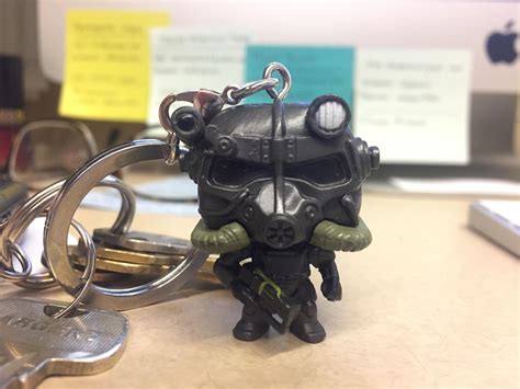 Amazon Com Funko Pop Keychain Fallout Power Armor Figure Clothing Shoes Jewelry