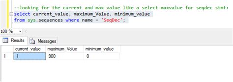 T Sql Sequences
