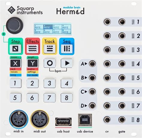 Squarp Instruments Hermod Eurorack Module On Modulargrid