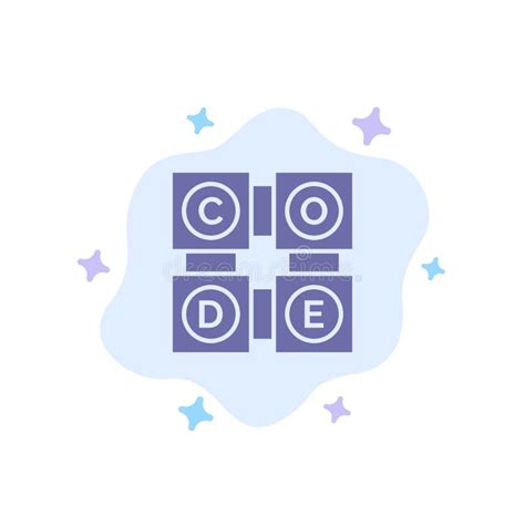 Code Learning Code Learning Education Blue Icon On Abstract Cloud