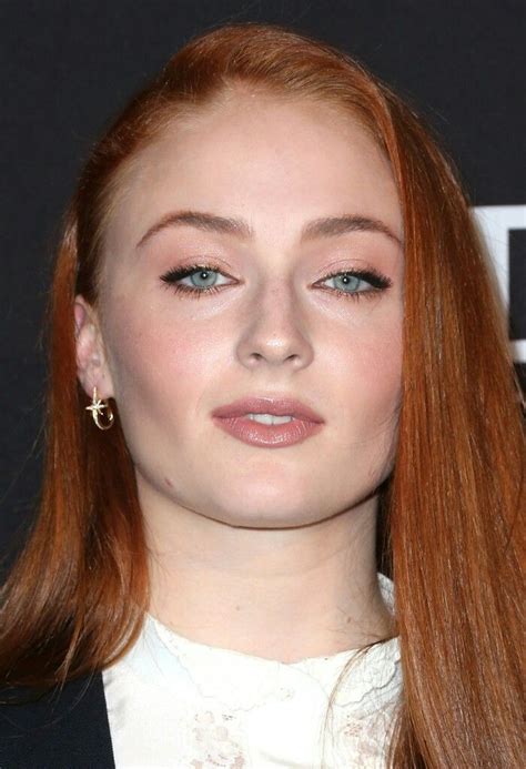 Sophie Turner Redhead Beauty
