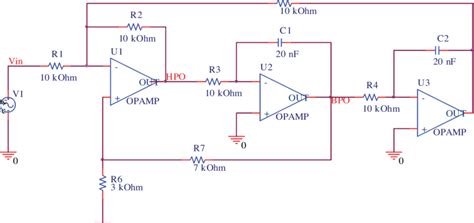Continuous Time State Variable Filter Schematic Download Scientific Diagram