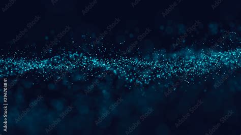 Abstract 3d Rendering Futuristic Dots Computer Geometric Digital