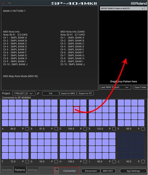 Exporting Patterns