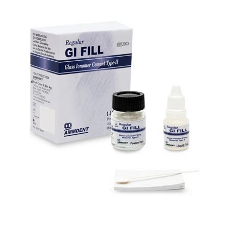Ammdent Gi Fill Type Ii Glass Ionomer Filling Material Handmix Powder