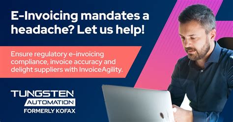 Tungsten Automation On Linkedin Tungstenautomation Einvoicing Automation Invoiceagility