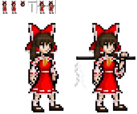 Custom Sprite Reimu Touhou By Bluefireproduction On Deviantart