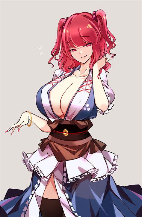 Onozuka Komachi Touhou Drawn By Raptor Danbooru