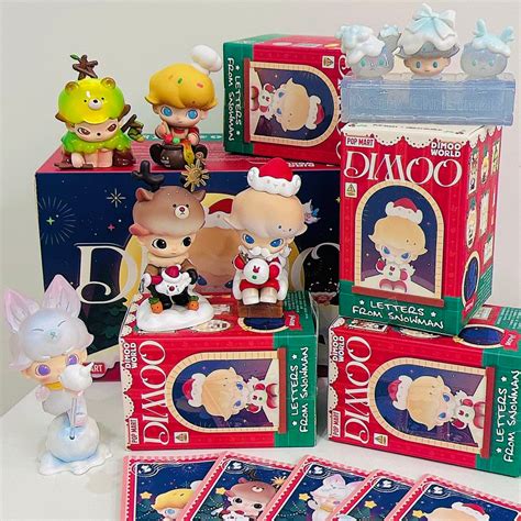 Dimoo Letters From Snowman Series Blind Box Meaning Less Art Inc