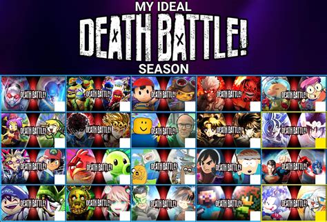 My Ideal Death Battle Season None Of These Tns Are Mine Btw Fandom