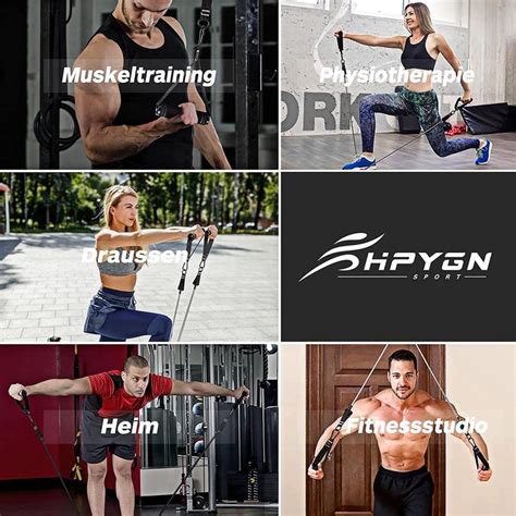 Fitnessbänder Set 68kg Resistance Bands 5 Widerstandsbänder Neu Und Originalverpackt In