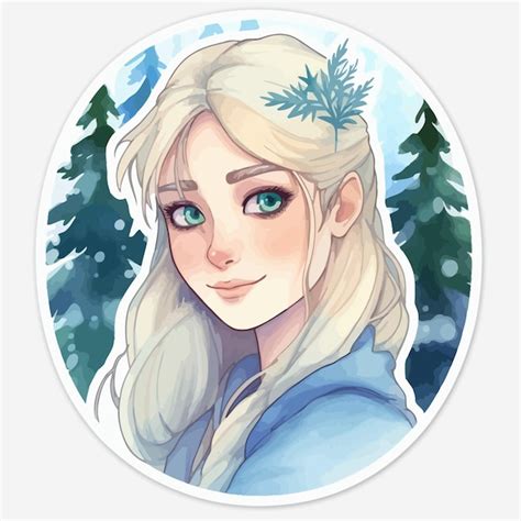 Premium Vector Girl Ice Character Premium Vector Girl Ice Character