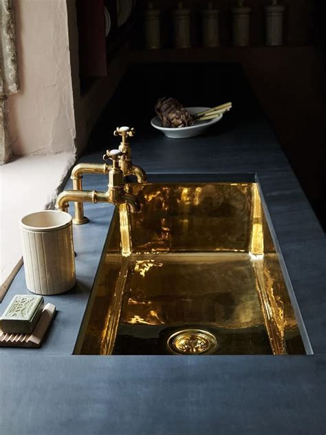 Devol Polished Brass Single Sink Devol Kitchens Lavelli Home Decor Cucine