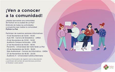 ¡hola Pythonista 🐍 📣 Participa En Este Evento Presencial De La