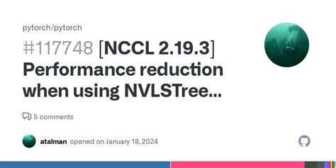 Nccl 2193 Performance Reduction When Using Nvlstree Algorithm When
