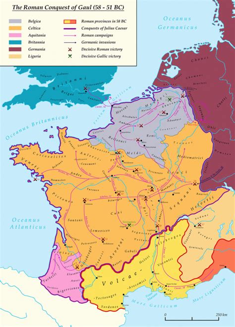 Julius Caesar And The Invasion Of Gaul Conquest Strategy And Empire
