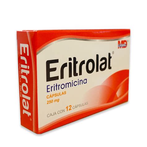 Eritromicina 250 Mg Caja Con 12 Tabletas Misitio