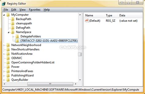 How To Add “network Connections” Folder In My Computer Window Askvg