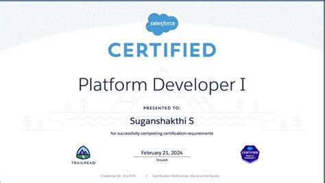 Sugan Shakthi S On Linkedin Salesforce Salesforcedeveloper Salesforcecertified Pd1