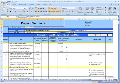 Performance Management System Template