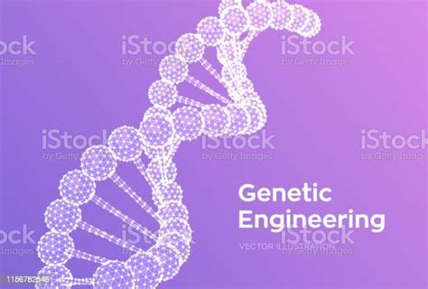 Dna 서열 와이어 프레임 Dna 분자 구조 메쉬 Dna 코드 편집 가능한 템플릿입니다 과학 기술 개념 벡터 그림입니다 0명에