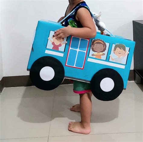 Homemade Cardboard Bus