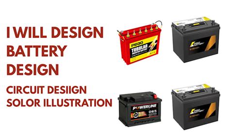 Design A Battery Design Circuit Design Solar Illustration By Windasmith Fiverr