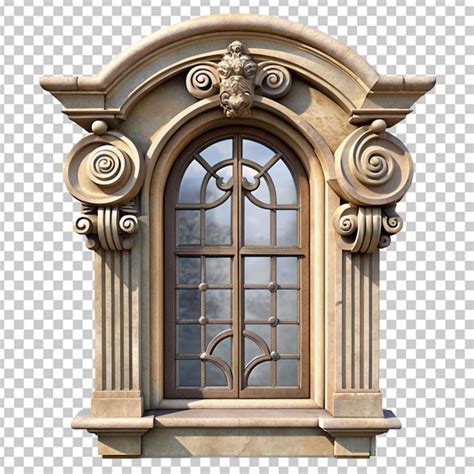 Premium Psd Window Classic Architecture Element